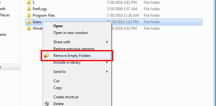 Empty Folder Cleaner - Delete empty folders, remove clutter