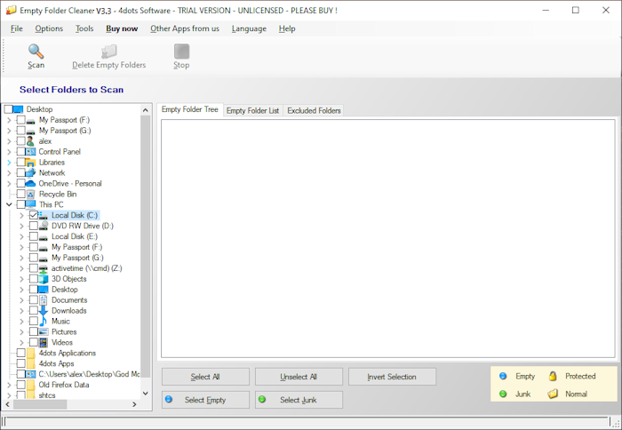 Empty Folder Cleaner - Delete empty folders, remove clutter