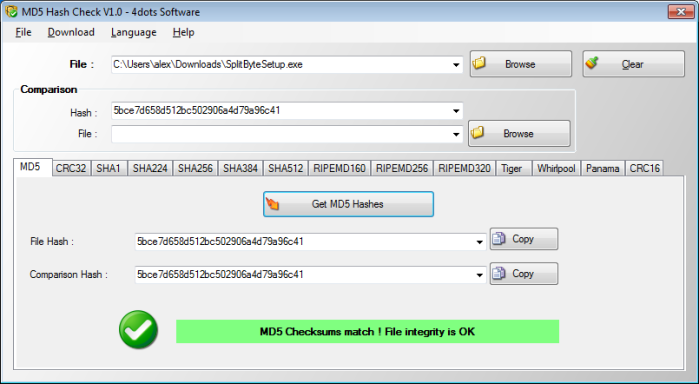 MD5 Hash Checker - Validate and check MD5 hashes File checksums
